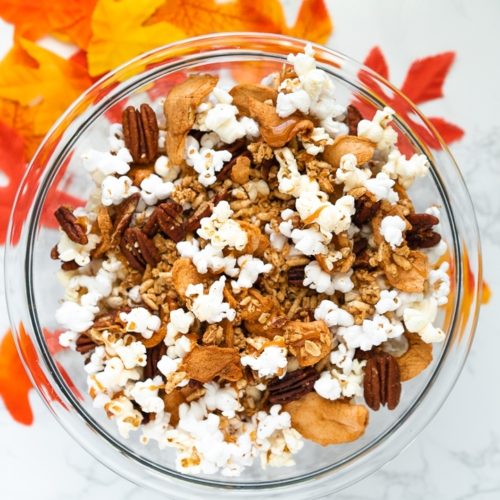 Caramel Apple Halloween Trail Mix - Chelsea Dishes