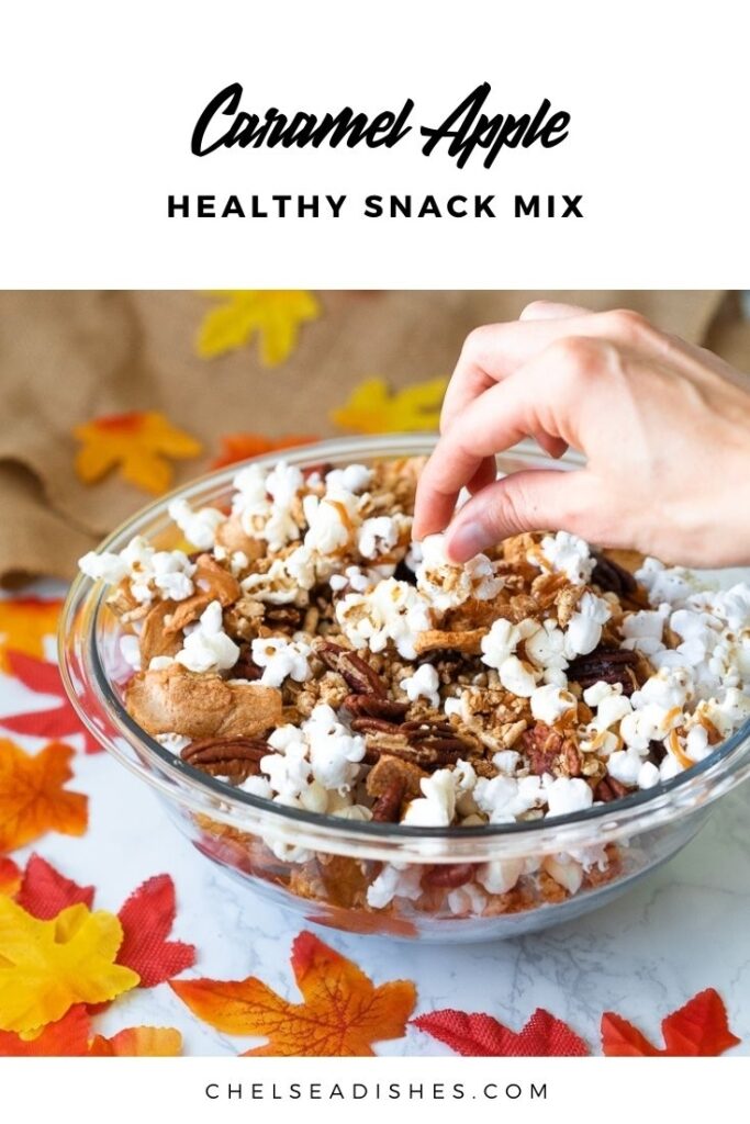Caramel Apple Halloween Trail Mix - Chelsea Dishes