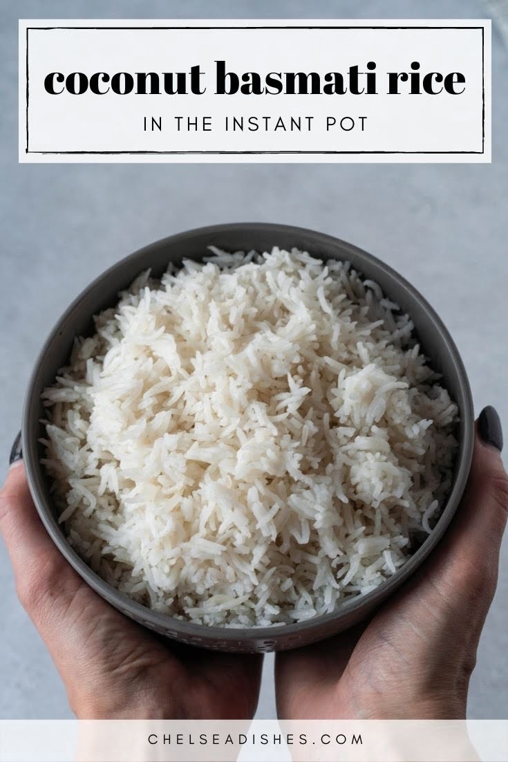Instant Pot Basmati Rice with Coconut Milk - Chelsea Dishes