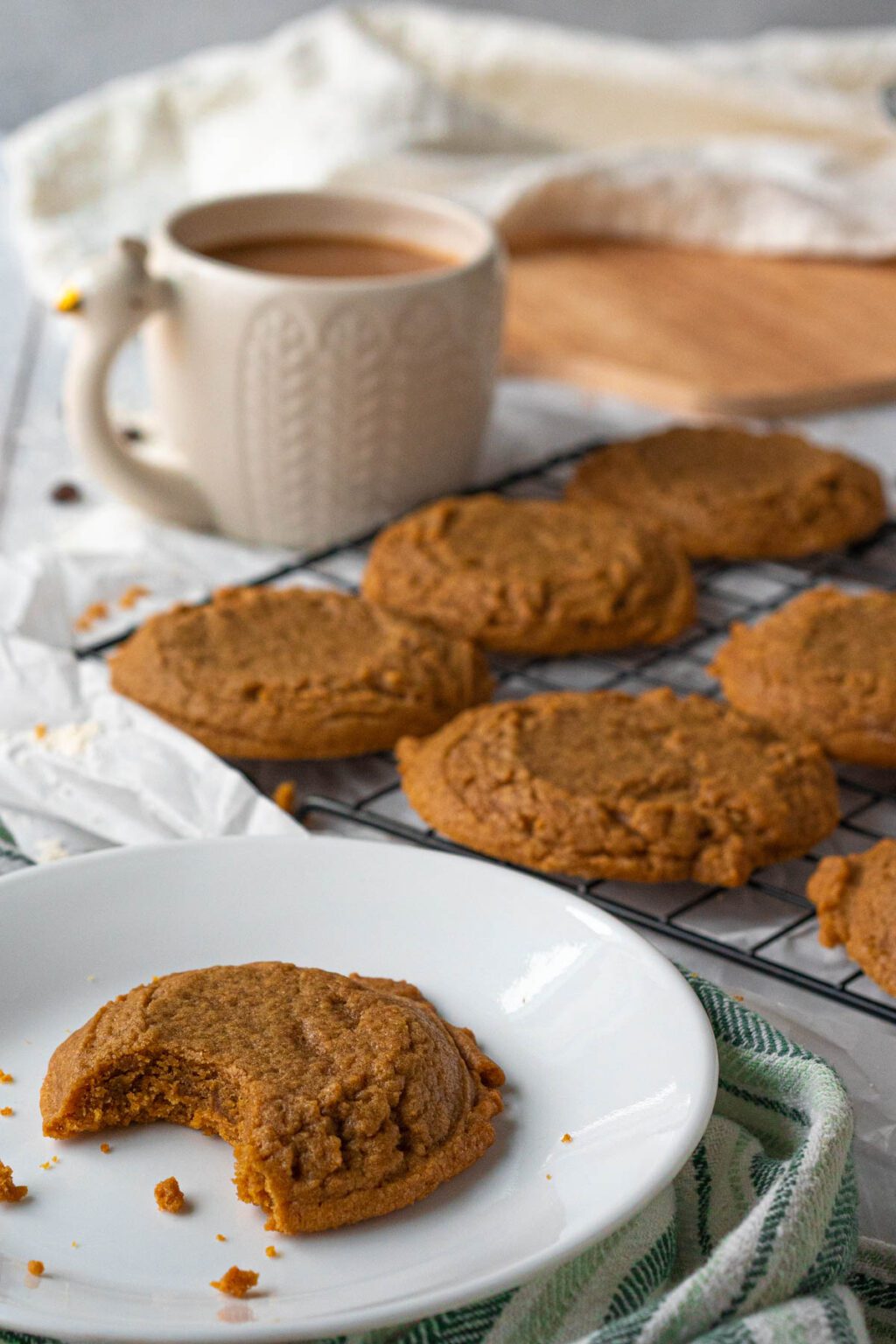 Chewy Coffee Cookies - Chelsea Dishes