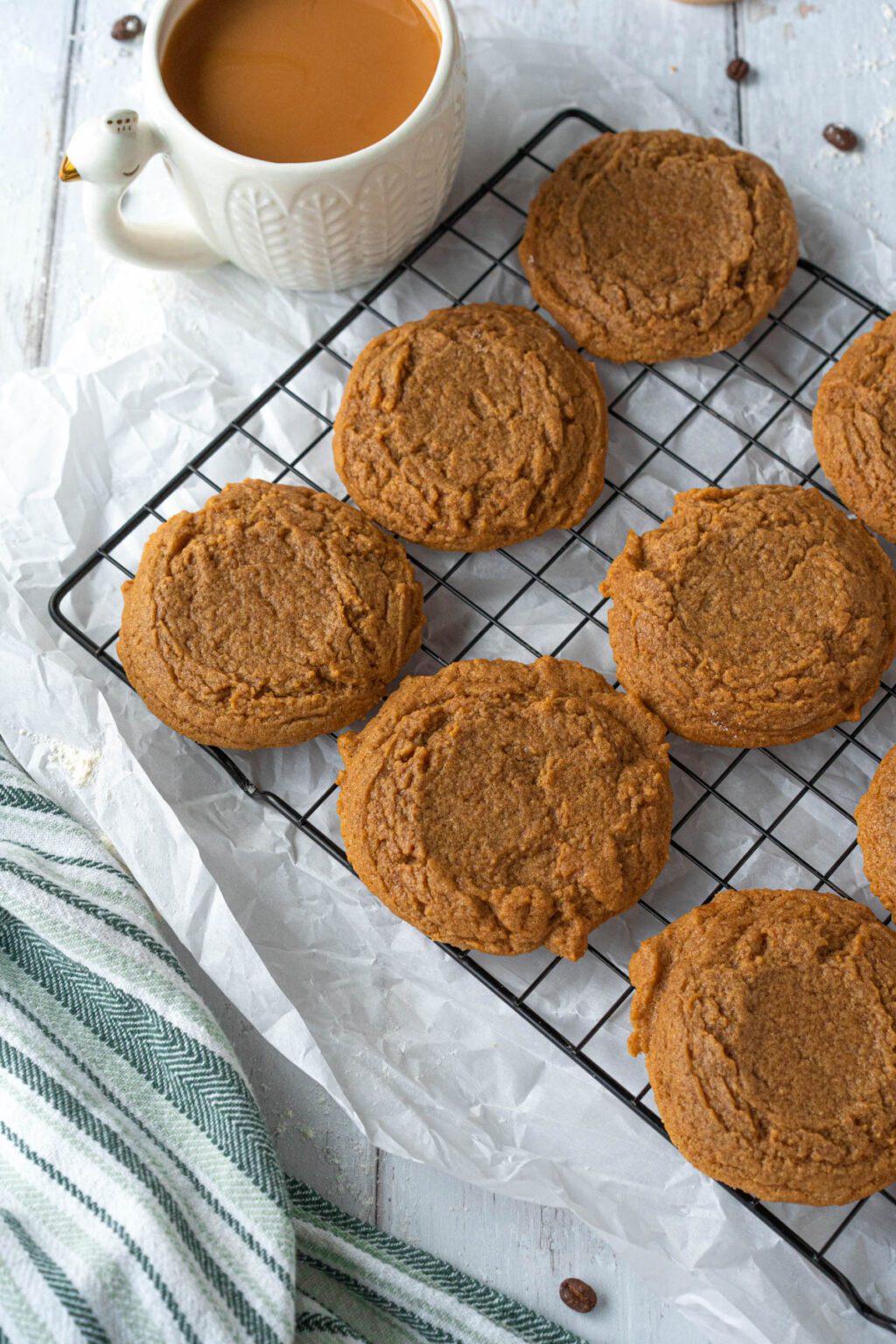 Chewy Coffee Cookies - Chelsea Dishes