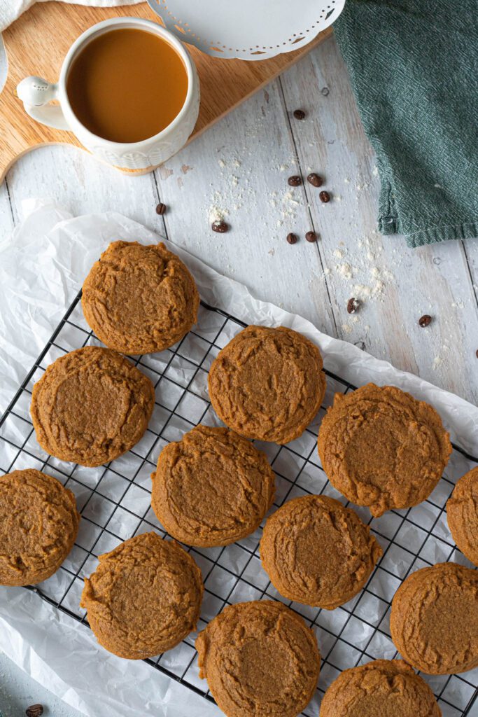 Chewy Coffee Cookies - Chelsea Dishes