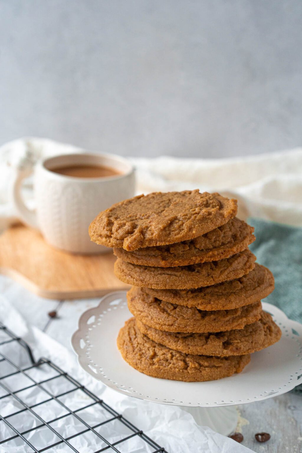 Chewy Coffee Cookies - Chelsea Dishes