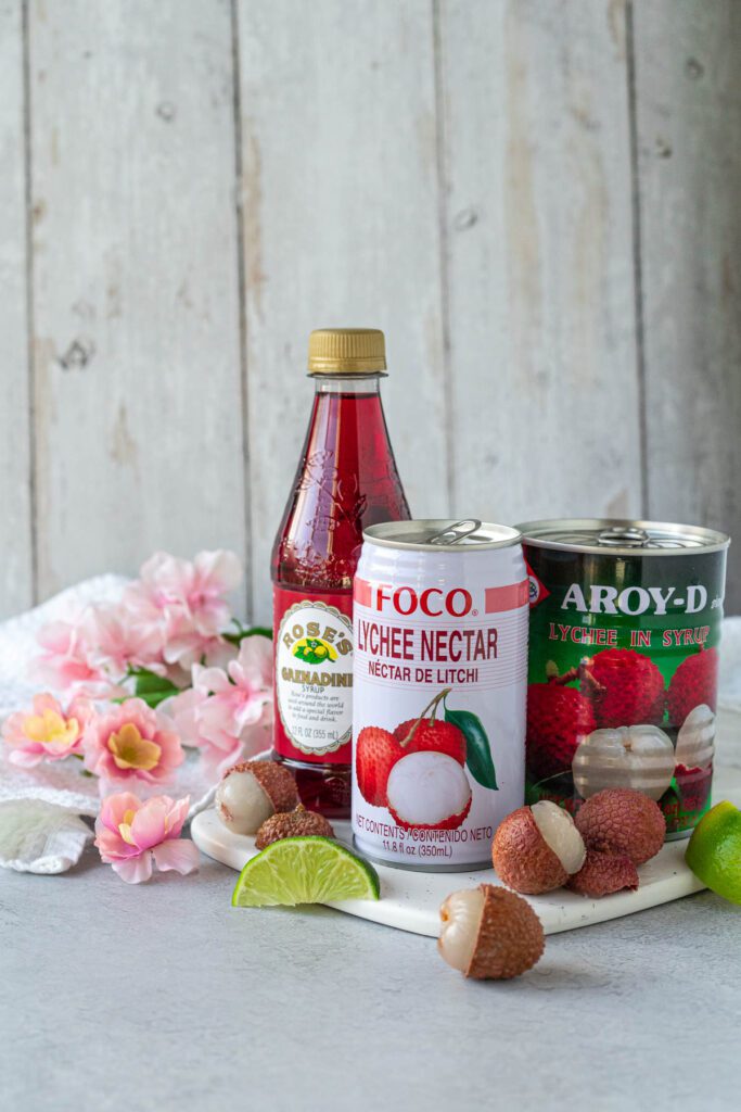 Easy Lychee Mocktail Martini - Chelsea Dishes