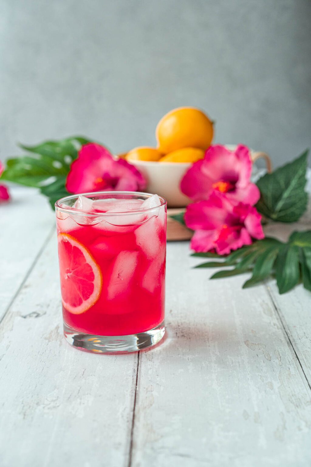 Refreshing Hibiscus Lemonade - Chelsea Dishes